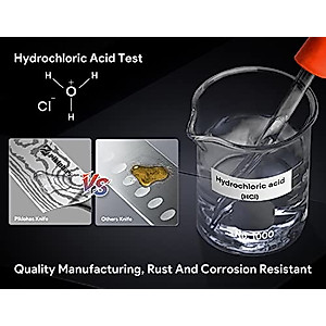 Piklohas Knife Sets For Kitchen With Block, 14 Pieces Kitchen Knife Set With Magnetic Knife Holder, German High Carbon Stainless Steel Damascus Pattern Chef Knife Set With Sharpener, Steak Knives, Red