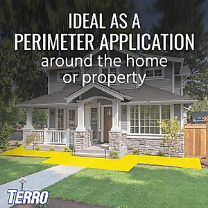 TERRO T2600 Perimeter Ant Bait Plus - Outdoor Ant Bait and Killer - Attracts and Kills Ants, Carpenter Ants, Roaches, Crickets, Earwigs, Silverfish, Slugs and Snails - 2 Pack, 4Lbs