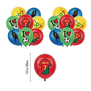 Soccer Balloons, Football Cupcakes, Football Banner, Football Centerpieces, Football Party Decorations Kit for Birthday Party Supplies, Soccer Theme Party Decorations