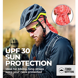 Cooling Helmet Liners - Do Rag Skull Caps for Men - Cooling Head Wraps, Hard Hat Liner - Motorcycle Pirate Bandana