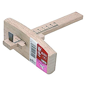 Japanese Simple Marking Gauge - 120mm - 100mm Scale / Kebiki