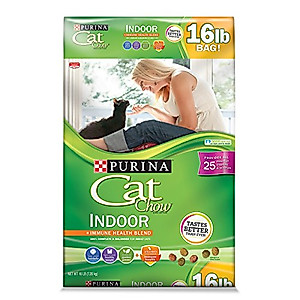 Purina Cat Chow Hairball, Healthy Weight, Indoor Dry Cat Food, Indoor - 16 lb. Bag