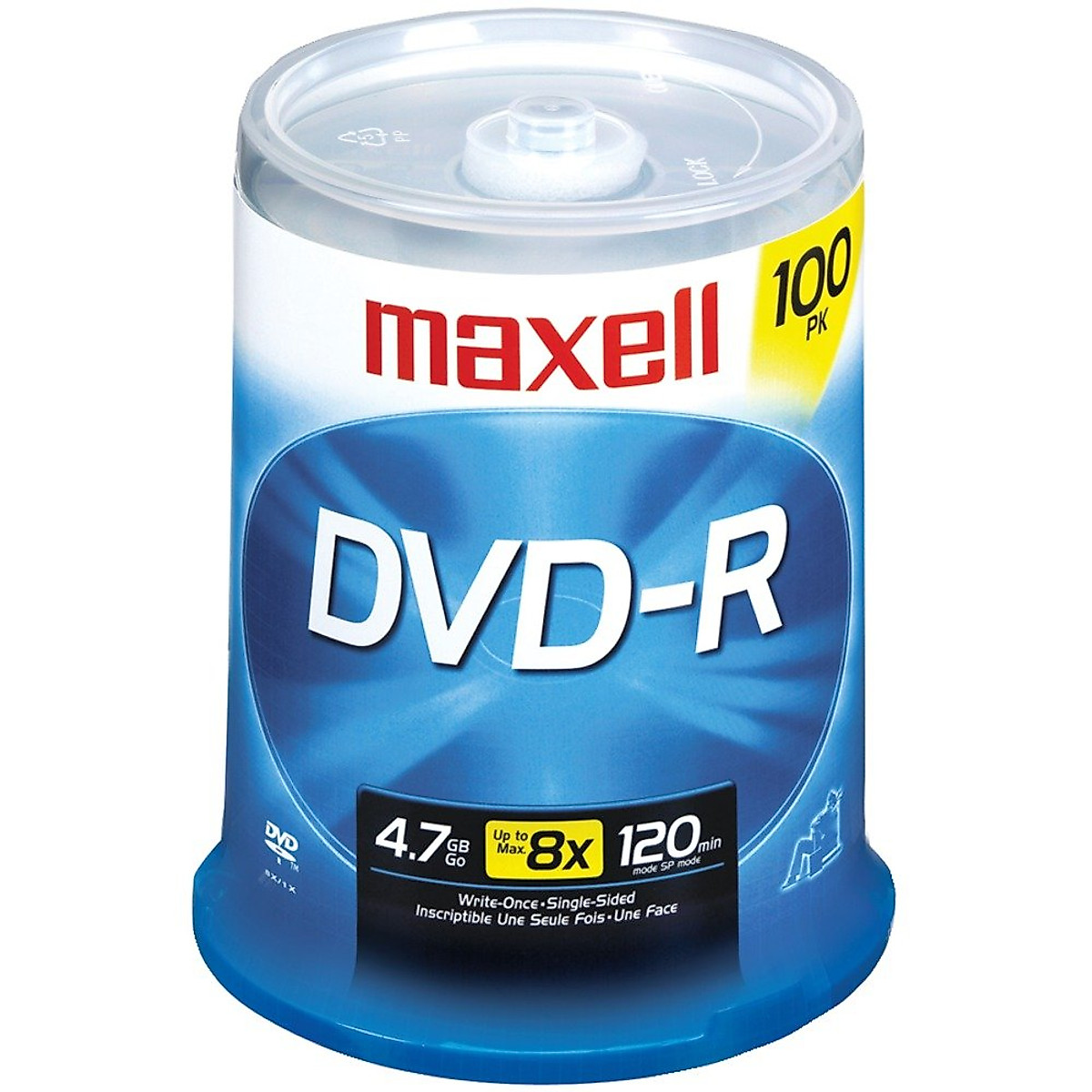 Maxell 638014 4.7GB DVD-Rs (100-ct)