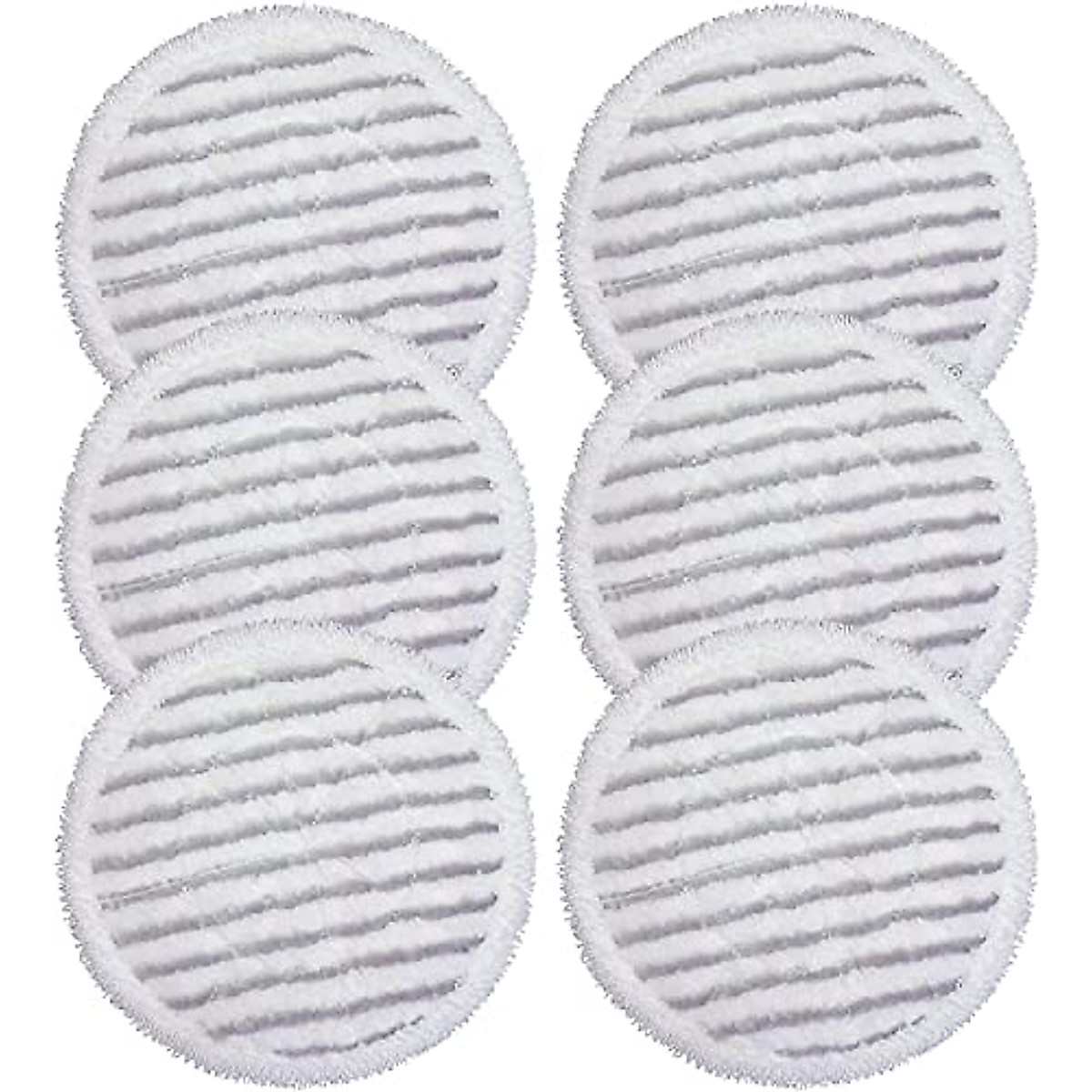 Mocsicka 6 Packs Steam Mop Vacmop Replacement Pads for Shark S7000 S7001 Steam Mops, Steam & Scrub All-in-One, Scrubbing Washable Mop Pads for Any Floors, Reusable Steam Scrub Cleaning Pads