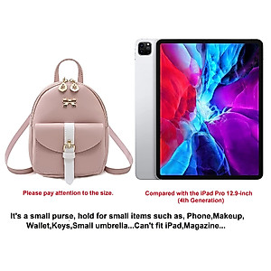 NUWA Mini Backpack Purse for Women Small Backpack for Teen Girl Gifts Trendy Stuff Cell Phone Purse Crossbody Wallet Lightweight Pouch Bag (Grey1)