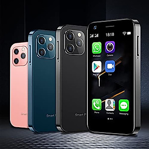 PUSOKEI Cell Phone for Android 10.0, 4GB RAM 32GB ROM 4G LTE Smartphone, 5G WiFi Mobile Phone, 3.0 inch Display, Dual SIM Dual Standby Support, 2000mAh Battery (Fantasy Night Black)