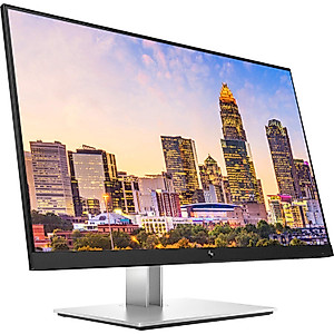 HP EliteDisplay E27 G4 27 Inch IPS LED Backlit Monitor 2-Pack Bundle with FHD 1920 x 1080, Blue Light Filter, HDMI, VGA, DisplayPort