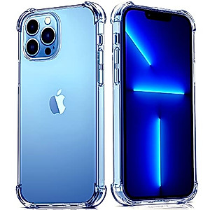 Migeec for iPhone 13 Pro Max Clear Case Shockproof Phone Cover Protective Phone Case for iPhone 13 Pro Max, 6.7 inch