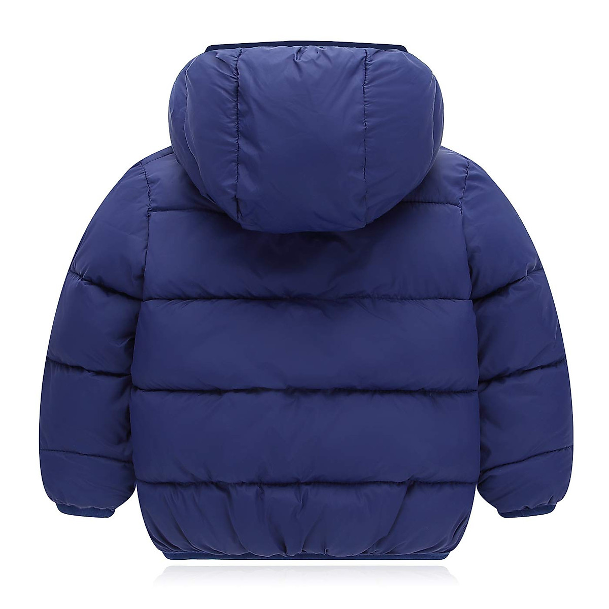 Happy Cherry Boys Blue Winter Hooded Bubble Coat Warm Down Jacket Thick Outerwear for 6 to 7 years old