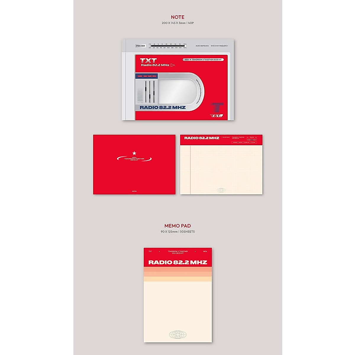 Dreamus TXT Tomorrow X Together 2024 Deco KIT