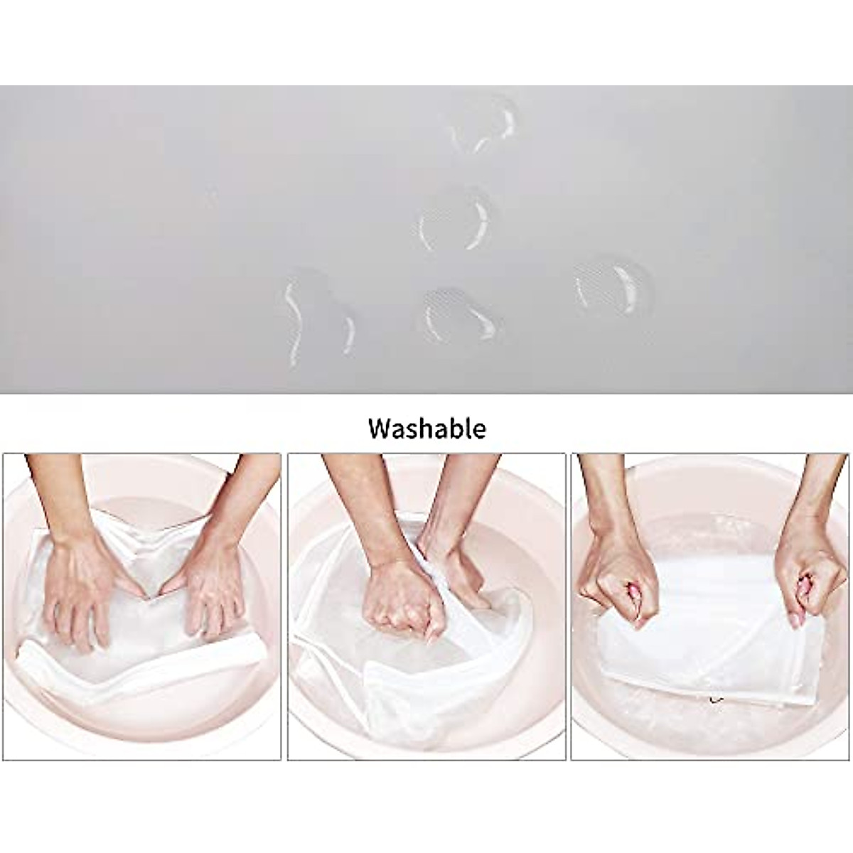 OUPAI Garment Bag for Hanging clothes, 40 inch Clear Full Zipper Suit Bags Breathable Dust Garment Cover for Closet and Cloth Storage Dustproof Closet Storage and Travel- 24'' x 40'' /10 Pack