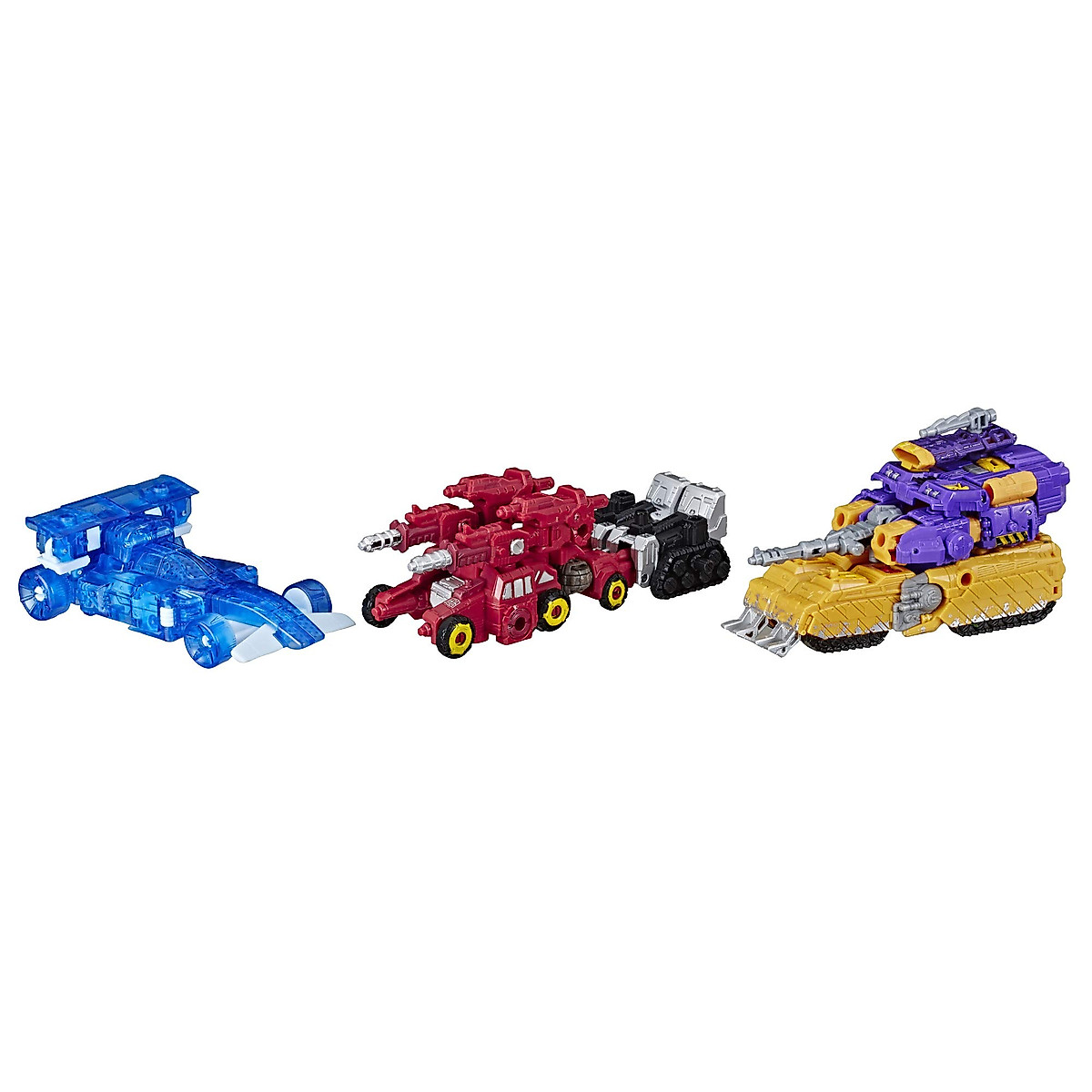 Transformers Toys Generations War for Cybertron Deluxe Fan-Vote Battle 3 Pack with Holo Mirage, Powerdasher Aragon and Decepticon Impactor (Amazon Exclusive) Brown