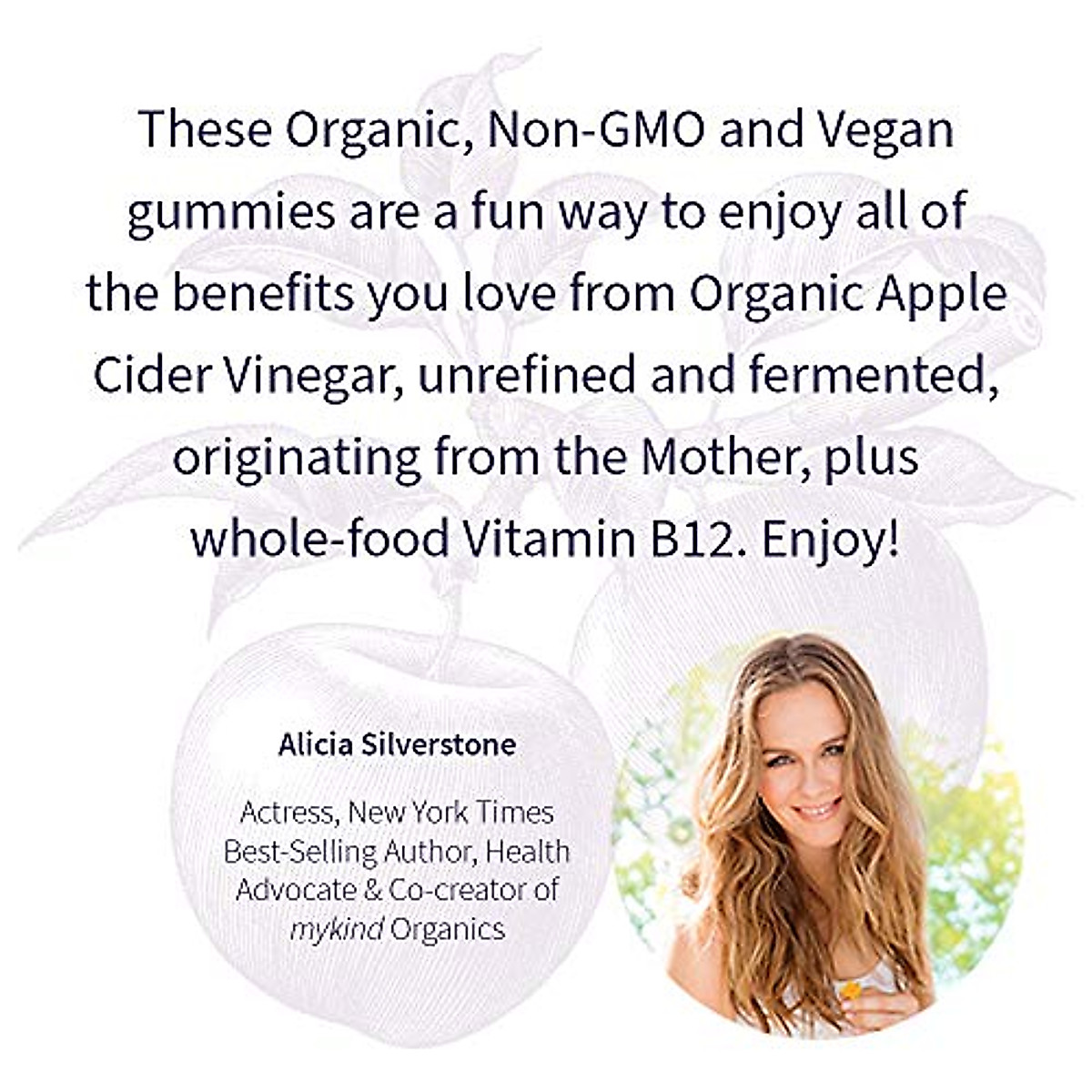 Garden of Life Apple Cider Vinegar Diet Gummies mykind Organics - Organic ACV Gummy Vitamins with Svetol Green Coffee Bean Extract to Burn Fat - 63 Vegan Non-GMO Gummies for Weight Loss & Detox