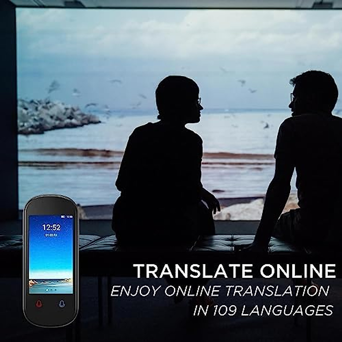 Dododuck 4 Translator Device: Real-Time & Offline Voice and Image Translations - 138 Languages, EU Optimized, 3-inch Touchscreen, 180hr Battery - Essential for Travel & Business