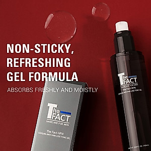 The Fact Men’s Scalp Soothing and Cooling Hair Serum - Calm & Soothe Itchy Scalp - Cooling Tonic Gel - The Fact HFN Cooling Scalp Relief Tonic Gel 5.07 Ounce