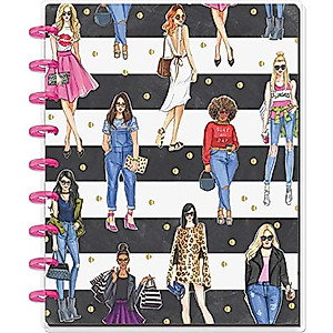 ME & MY BIG IDEAS HAPPY PLANNER NOTEBK B/W STRIPE