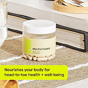 Rae Wellness Multivitamin - Full-Body Support with Essential Nutrients Like Vitamin A, C, D, Biotin, Zinc and More - Vegan, Non-GMO, Gluten-Free - 60 Caps (30 Servings)
