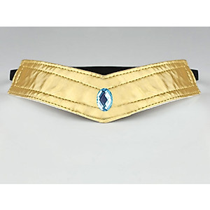 OURCOSPLAY Women's Mercury Mizuno Ami Battle Cosplay Costume Dress 6 Pcs Set (Women XS)