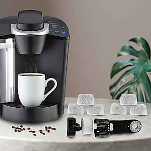 12 Packs Keurig Coffee Maker Charcoal Filters Replacement Compatible With Keurig 1.0 & 2.0 Coffee Makers Charcoal Water Filters, Removes Chlorine, Odors, And Other Impurities From Water