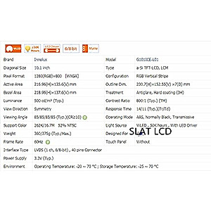 Innolux 10.1 Inch LCD Screen G101ICE-L01 with Full kit of Driver Board