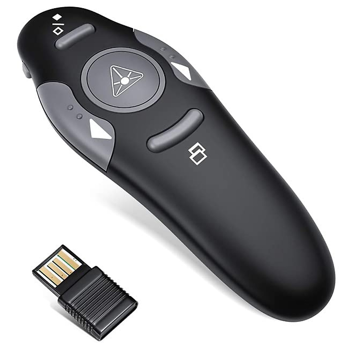 2.4 GHz USB Wireless Presenter Remote Control Laser Pointer Pen Red RF ...