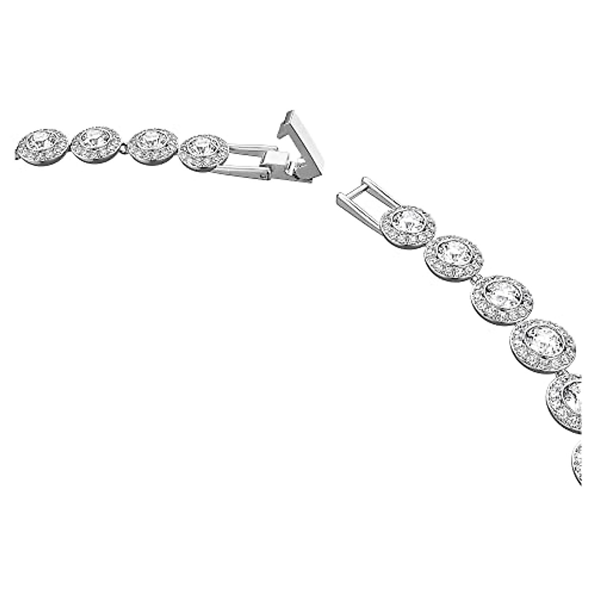 Swarovski Una Angelic Necklace with Clear Crystals on a Rhodium Plated Setting