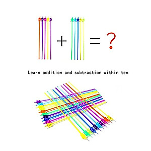 10PCS Children Finger Reading Stick Point Reading Pen Kindergarten Student Teacher Teaching Reading Picture Book Finger Shape Mini Pointer Stick (10 Colors)