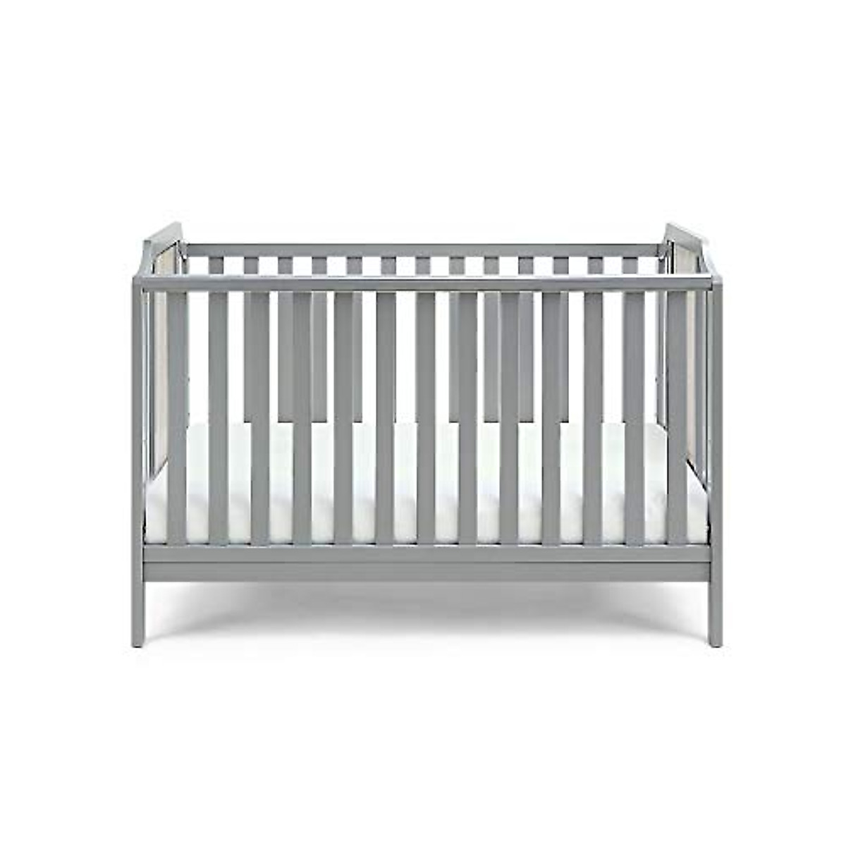 Suite Bebe Brees Convertible Island Crib in Gray and Vintage Birch, 53.5x37.5x30.5 Inch (Pack of 1)