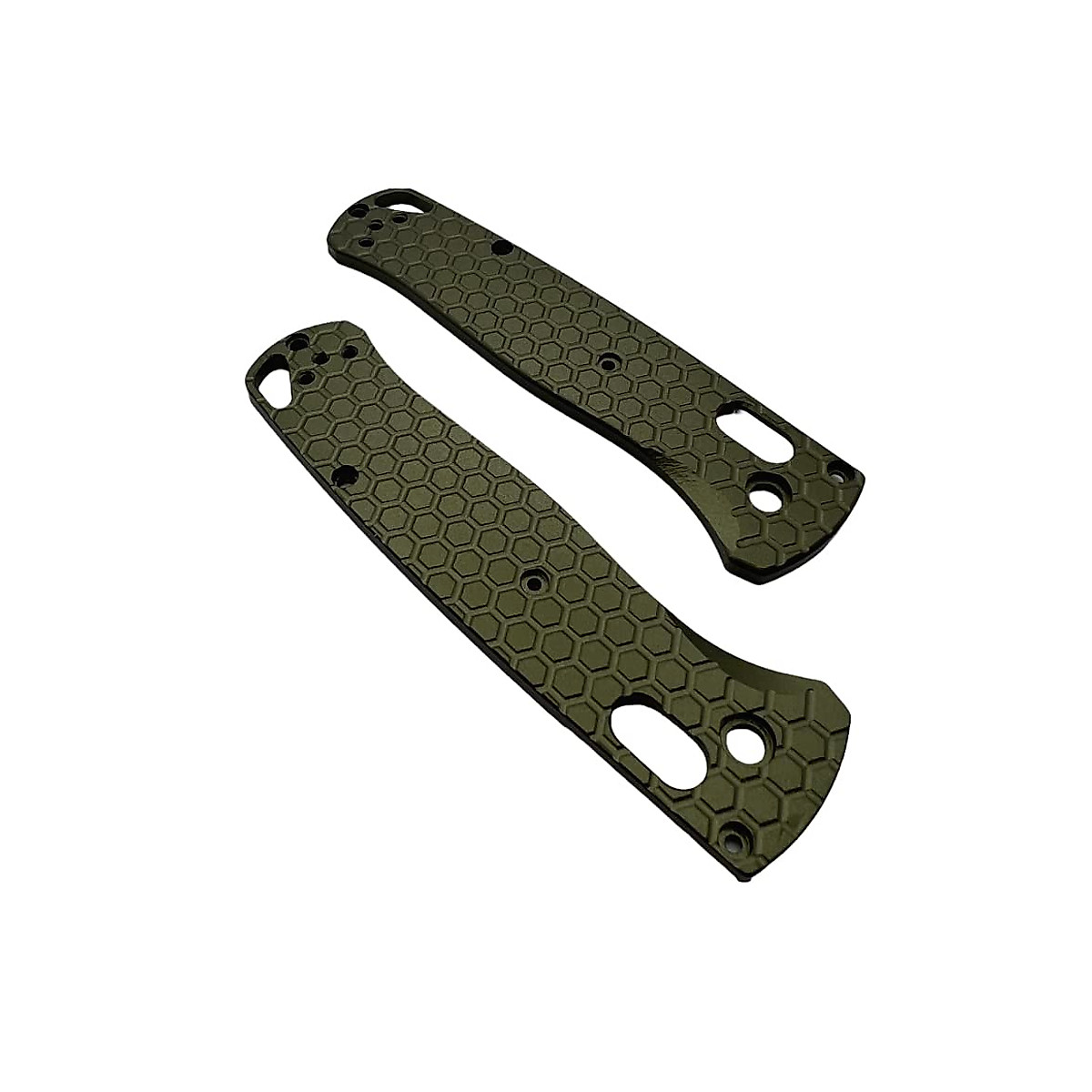 August Engineering AE-1102 Honeycomb Scales For Benchmade Bugout Folding Knife 535 Precision Machined 6061 Aluminum Anodized Finish (Bronze)