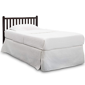 Delta Children Emery Mini Convertible Baby Crib & Twinkle Stars 3-Inch Waterproof Mini Crib Mattress, Dark Chocolate