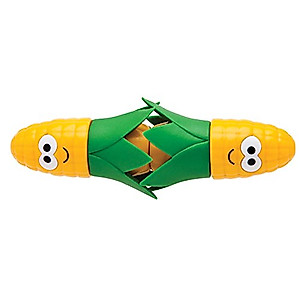 Joie Corn Star Interlocking Corn on the Cob Holders, 2 pairs (4 corn picks), Yellow