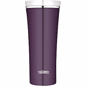 Thermos Sipp 16 Ounce Stainless Steel Travel Tumbler, Plum