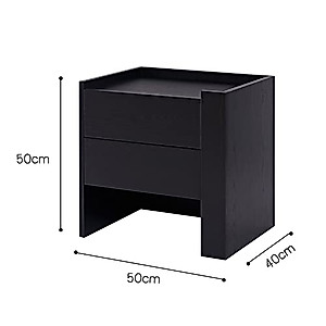 HIGOH Bedside Table Bedside Table Bedroom Furniture Storage Cabinet Home Living Room Storage Cabinet