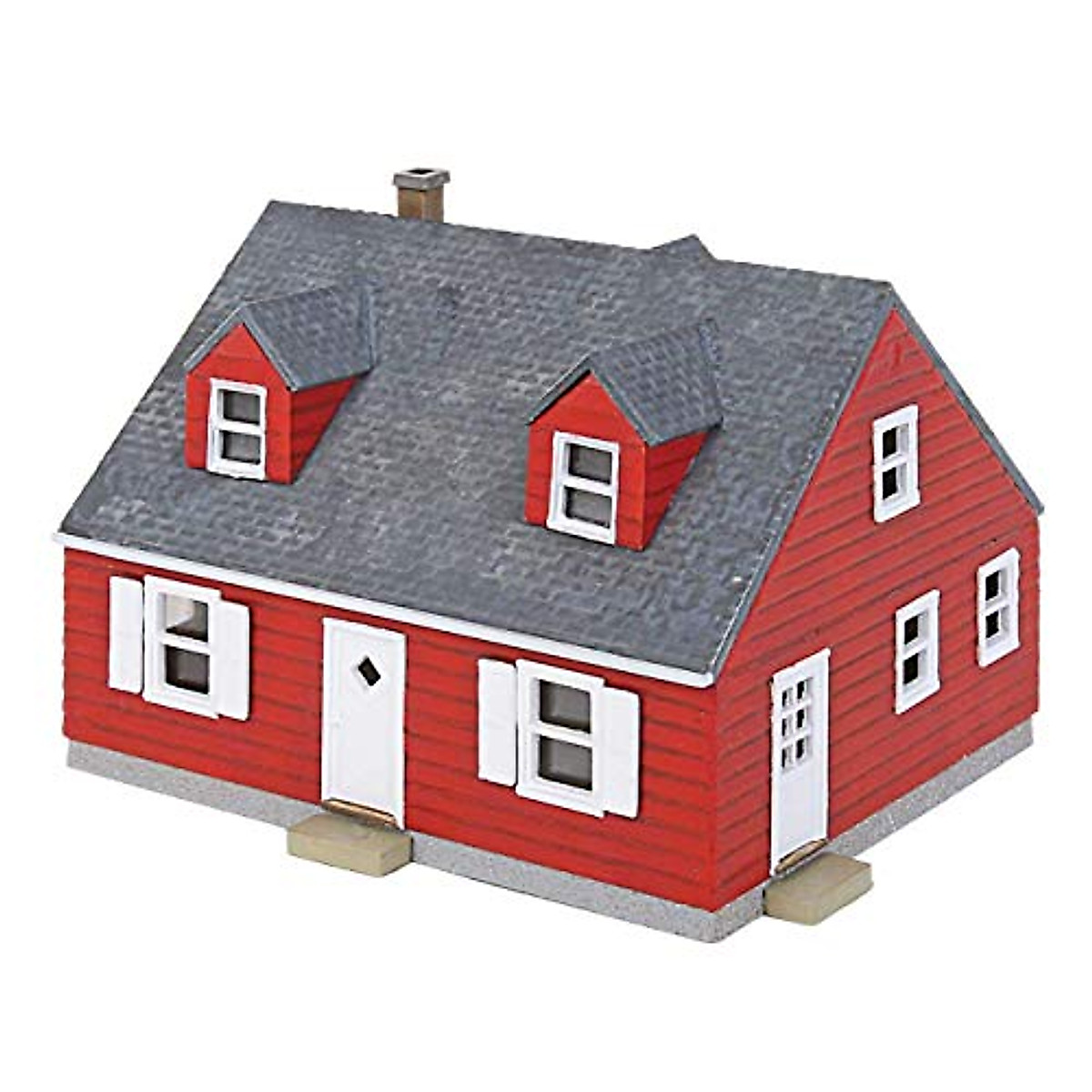 Walthers, Inc. Cape Cod House Kit, 2-3/8 X 2 X 1-5/8" 6 X 5 X 4.1cm