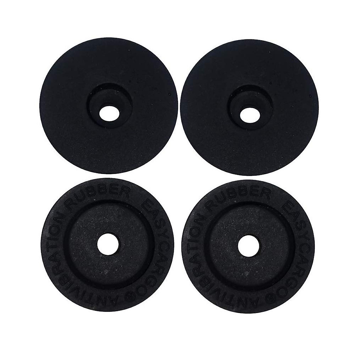 Easycargo Fan Anti Vibration Pads, Fan Damper for Noise Reduction, Silicone Damper for Low Noise Fan 80mm, 92mm, 120mm, 140mm (Black 16-Pack)