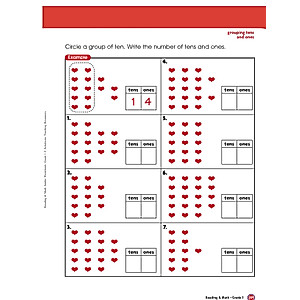 Reading & Math Jumbo Workbook: Grade 1