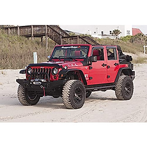 Rugged Ridge | Window Rain Deflectors | 11351.12 | Fits 2007-2018 Jeep Wrangler JKU 4-Door