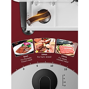 Two 7.5" Blade Meat Slicer 200 Watt for Home Use