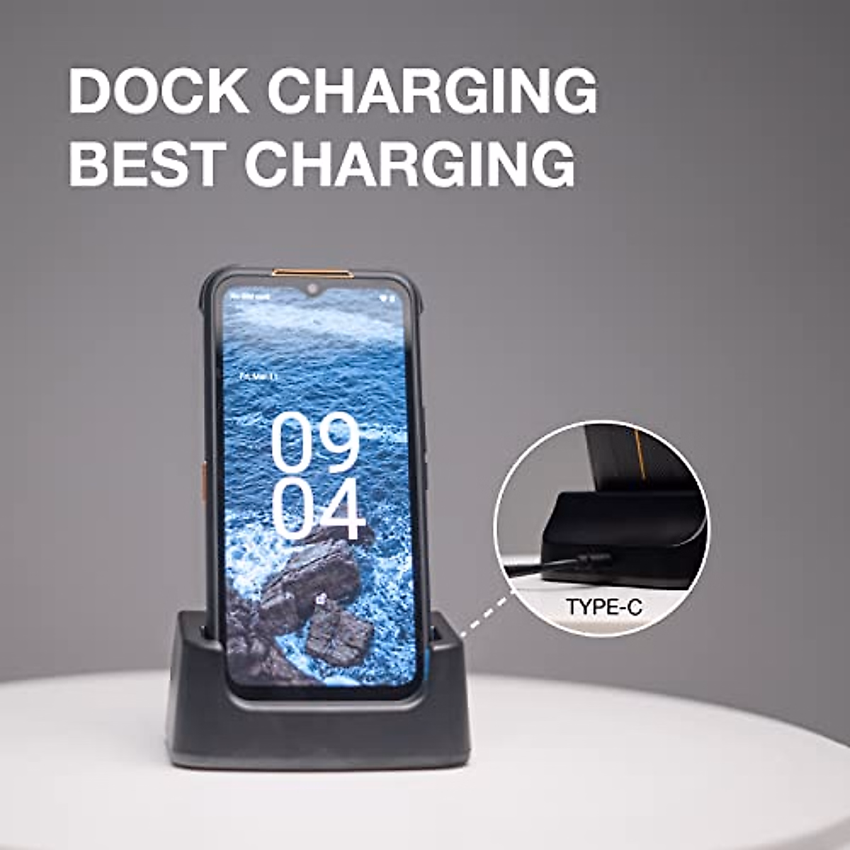 AGM H5 Rugged Smartphone(2023), Rugged Smartphone 109dB Loudest Speaker, Rugged Phone 6.52" HD Screen 6G+128G, Night Vision Camera, IP68 Waterproof Smartphone Outdoor, Dual SIM 4G Android 12