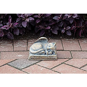 Roman Garden - Cat with Wings Garden Statue, 6H, Garden Collection, Resin and Stone, Decorative, Memorial Gift, Garden Gift, Home Outdoor Decor, Durable, Long Lasting