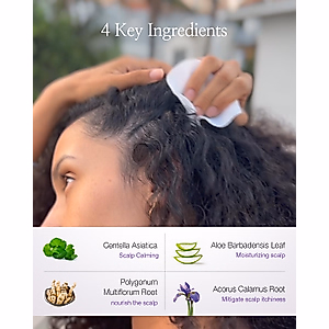 Junivuni hair scalp wipe - Soothe and Revive: Scalp Care Hair Cleansing Wipes - Refresh your hair, anywhere, anytime - Great for Braids, Dread hairstyles