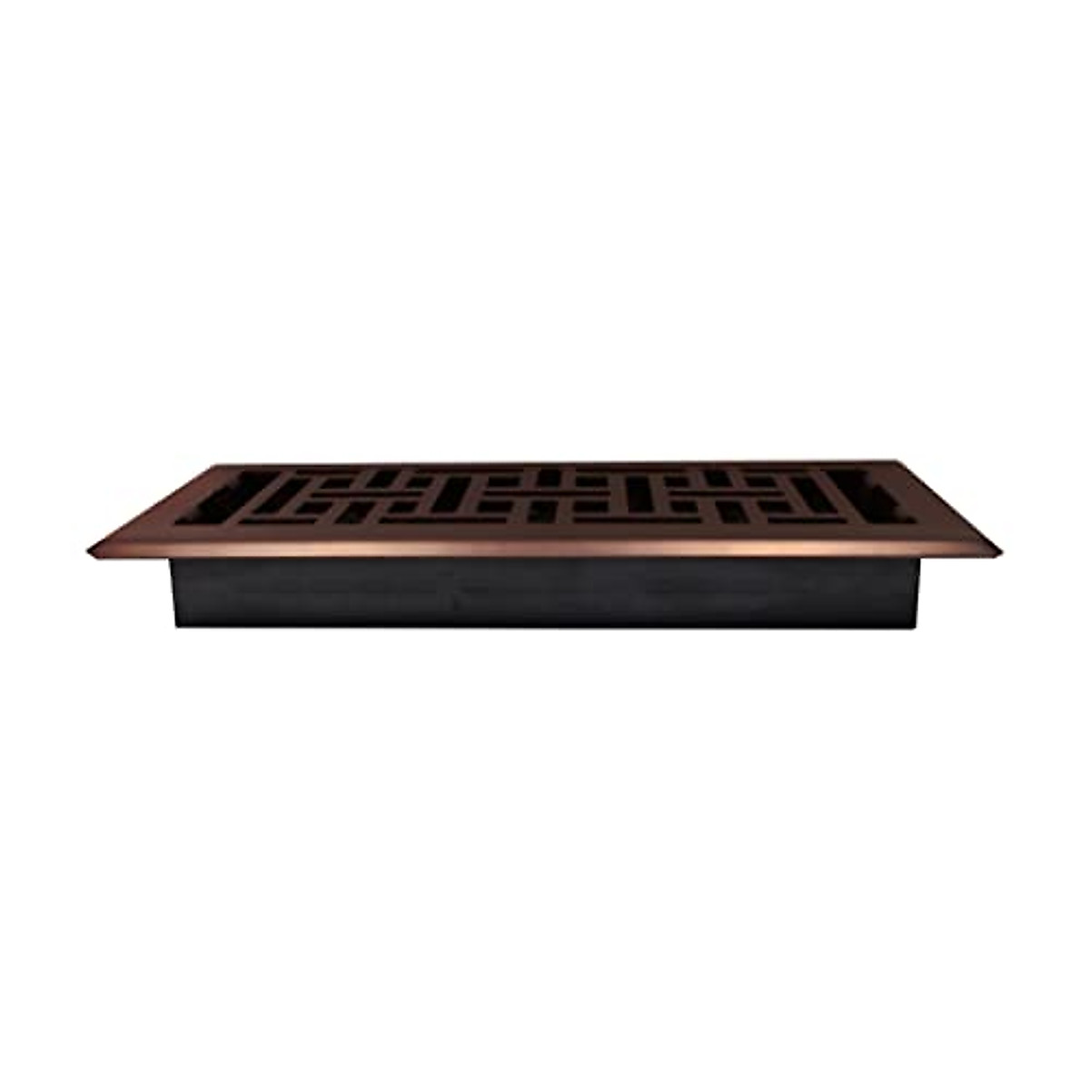 Decor Grates AJH410-RB Oriental Floor Register, 4x10 Inches, Rubbed Bronze Finish