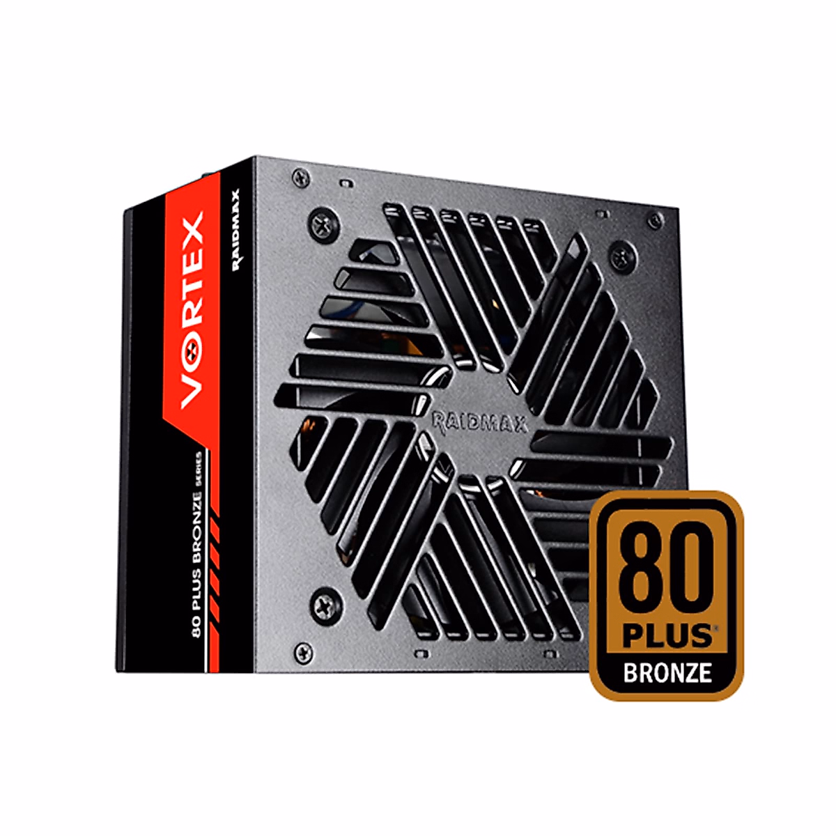RAIDMAX Vortex 500/600/700/800watts 80+ Certified Standard and Bronze and Gold ATX Power Supply, Continuous Power with 120mm Quiet Fan, ATX 12V V2.3/EPS 12V Active PFC Power Supply (700, Watts)