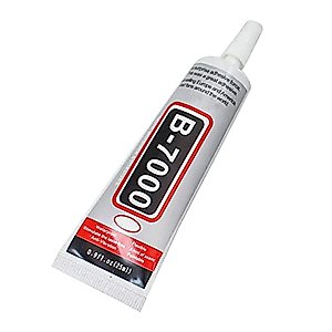 B-7000 Super Adhesive Glue Clear, Industrial Strength Glues Paste Adhesive for Glass, Plastic, Wood, Ceramic, Metal, Jewelry Making, Rhinestones Crafts, Cell Phones, Tablet, Clothes, Shoes 10ML