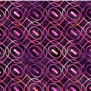 Material Maven Easy Quilt Kit Carpenters Wheel Purple Passion!!