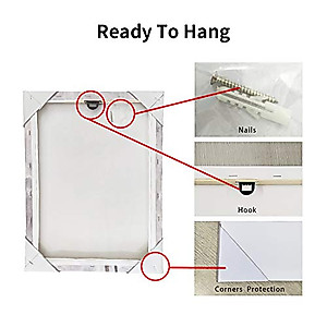 Abstract Flower Print Wall Art: Botanical Flower Bouquet in Crystal Vase Picture Picture on Wrapped Canvas for Dining Room (12" x 16" x 1 Panel)