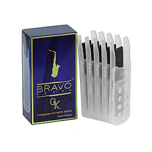 Bravo Synthetic Reeds for Alto Saxophone - Strength 2.5, Model BR-AS25