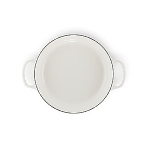 Le Creuset Enameled Cast Iron Signature Braiser, 3.5 qt., White
