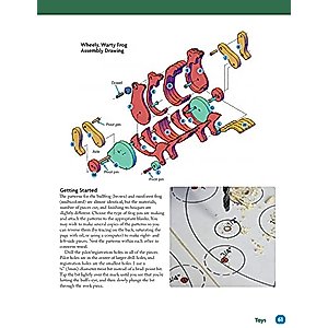 Easy Handmade Toys & Puzzles: 35 Wood Projects & Patterns (Fox Chapel Publishing) Compilation from Scroll Saw Woodworking & Crafts Magazine for Beginner to Intermediate Scrollers; Full-Size Patterns