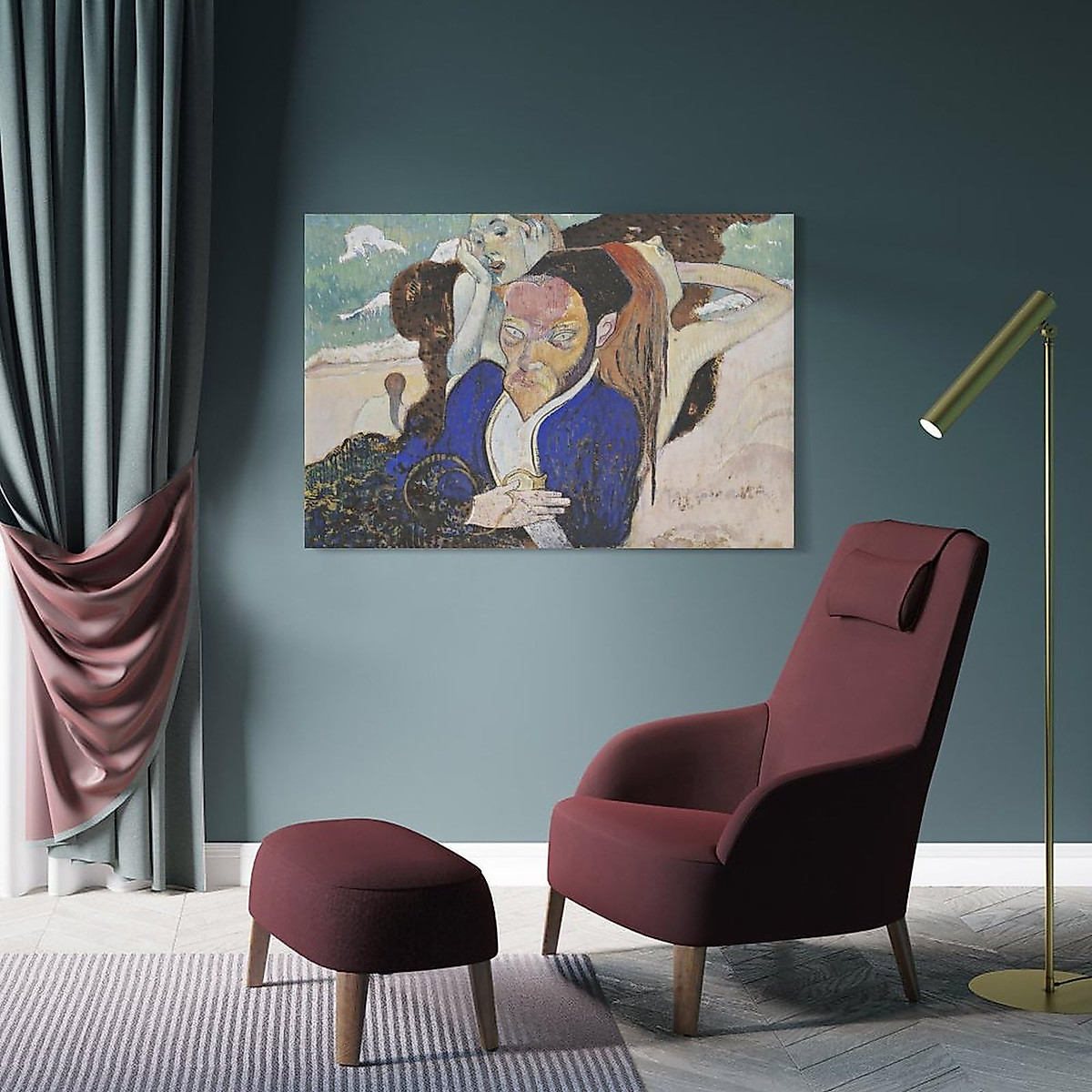 shefei Paul Gauguin Nirvana Portrait of Meyer De Haan Poster Decorative Painting Canvas Wall Art Living Room Posters Bedroom Painting 16x24inch(40x60cm)